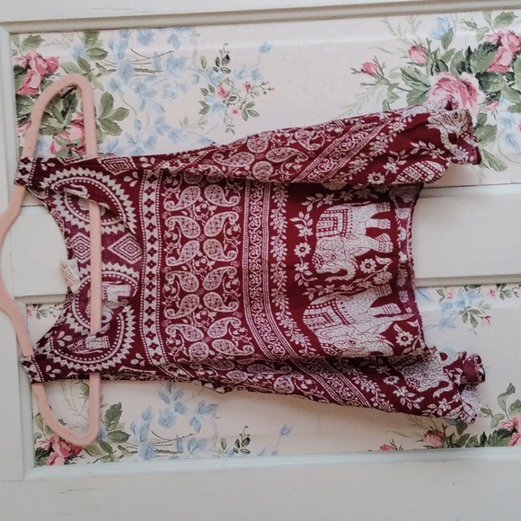 Gypsy Rose | Tops | Cropped Elephant Tank | Poshmark